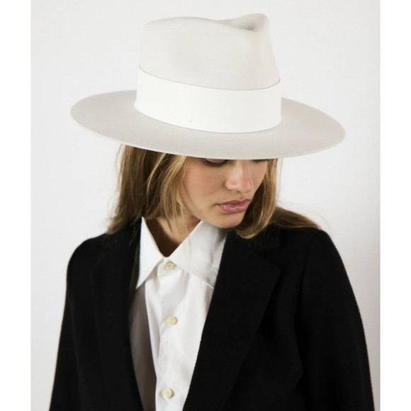 Janessa Leone | Accessories | New Janessa Leone Layne Wool Hat White ...